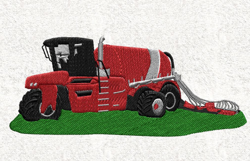 Tractor Drill pes Embroidery Pattern | Blue Ewe Embroidery
