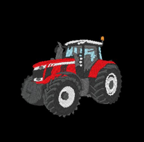 Red Massey Tractor PES Embroidery Patterns | Blue Ewe Embroidery