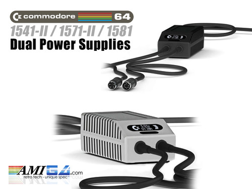Dual C64 & 1541-II OLED Power Supply