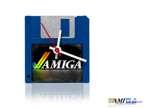 Amiga Disk Clock with Amiga Logo | AMI64