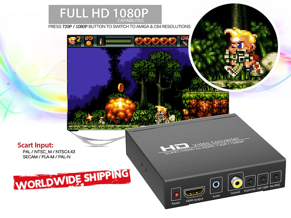 Amiga & C64 RGB to HDMI Converter