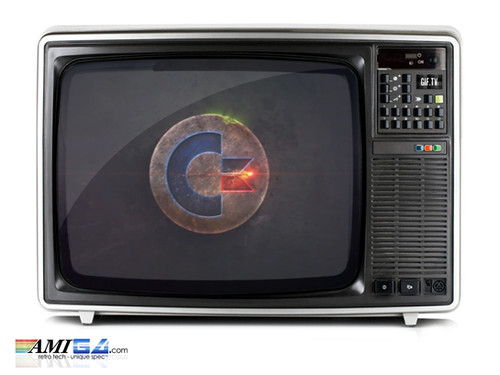 Animated Steampunk Commodore Logo MP4 | AMI64.com