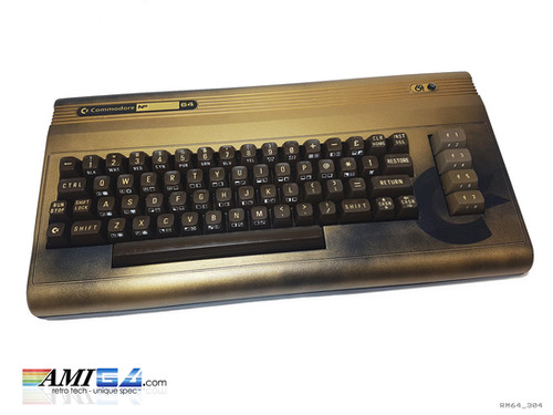 Unique 'Vintage Gold' Commodore 64