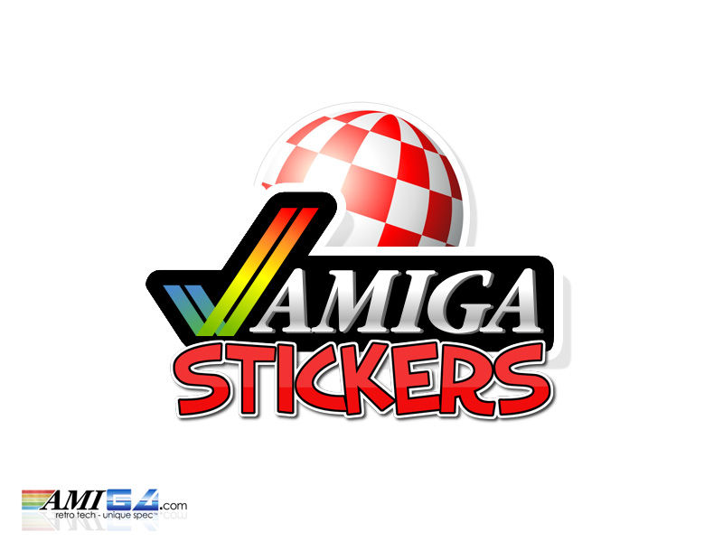 Amiga Themed Labels - Stickers (choice) | AMI64.com