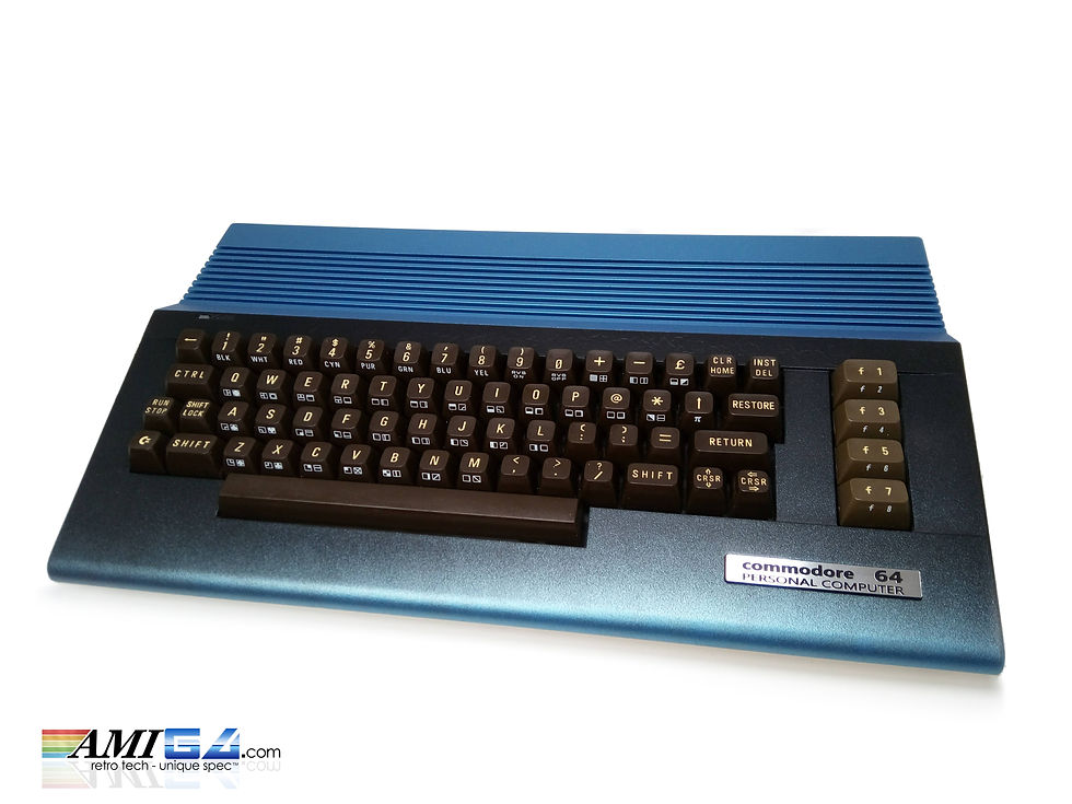 'Leather Blue' C64 with JiffyDOS | AMI64