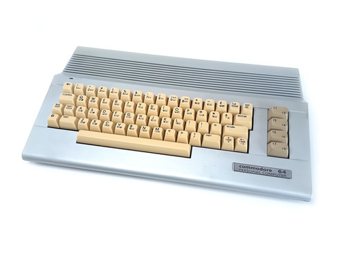 Silver & Black Commodore 64C Case