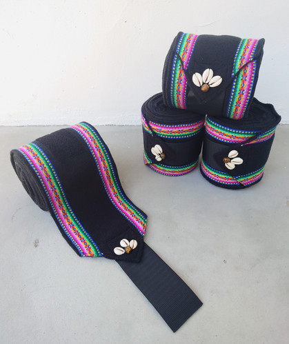 Spectacle fleece bands (polo band) -Machu Picchu Black | Portfolio