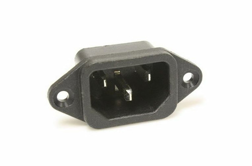 QUALTEK AC CONNECTOR MALE RECEPTACLE 3 PIN, PANEL MOUNT - 703W-00/07 ...