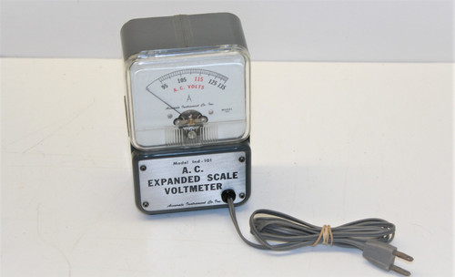Accurate Instrument Co. Model 101 AC Line Voltage Meter - 9.5 VAC to ...