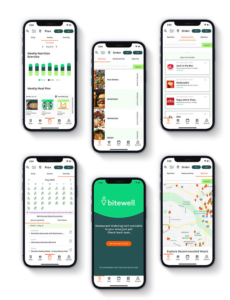 Bitewell || Food and nutrition app
