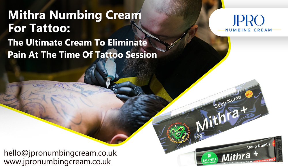 Mithra Numbing Cream For Tattoo | JPRO