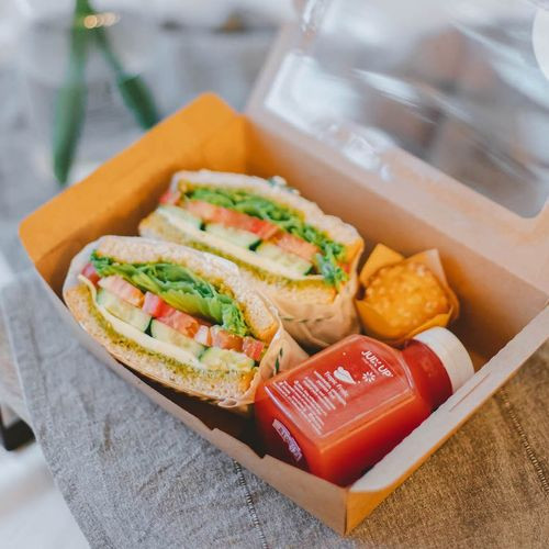 Juicy Sandwiches box | Blue Box