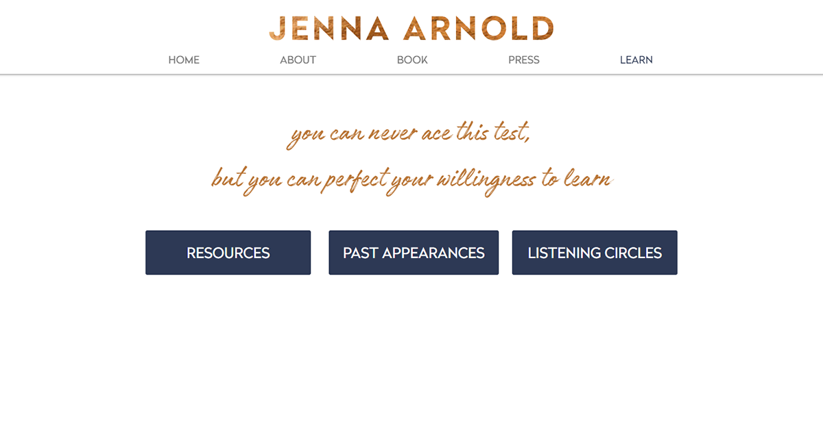 Host | Raising Our Hands | Jenna Arnold