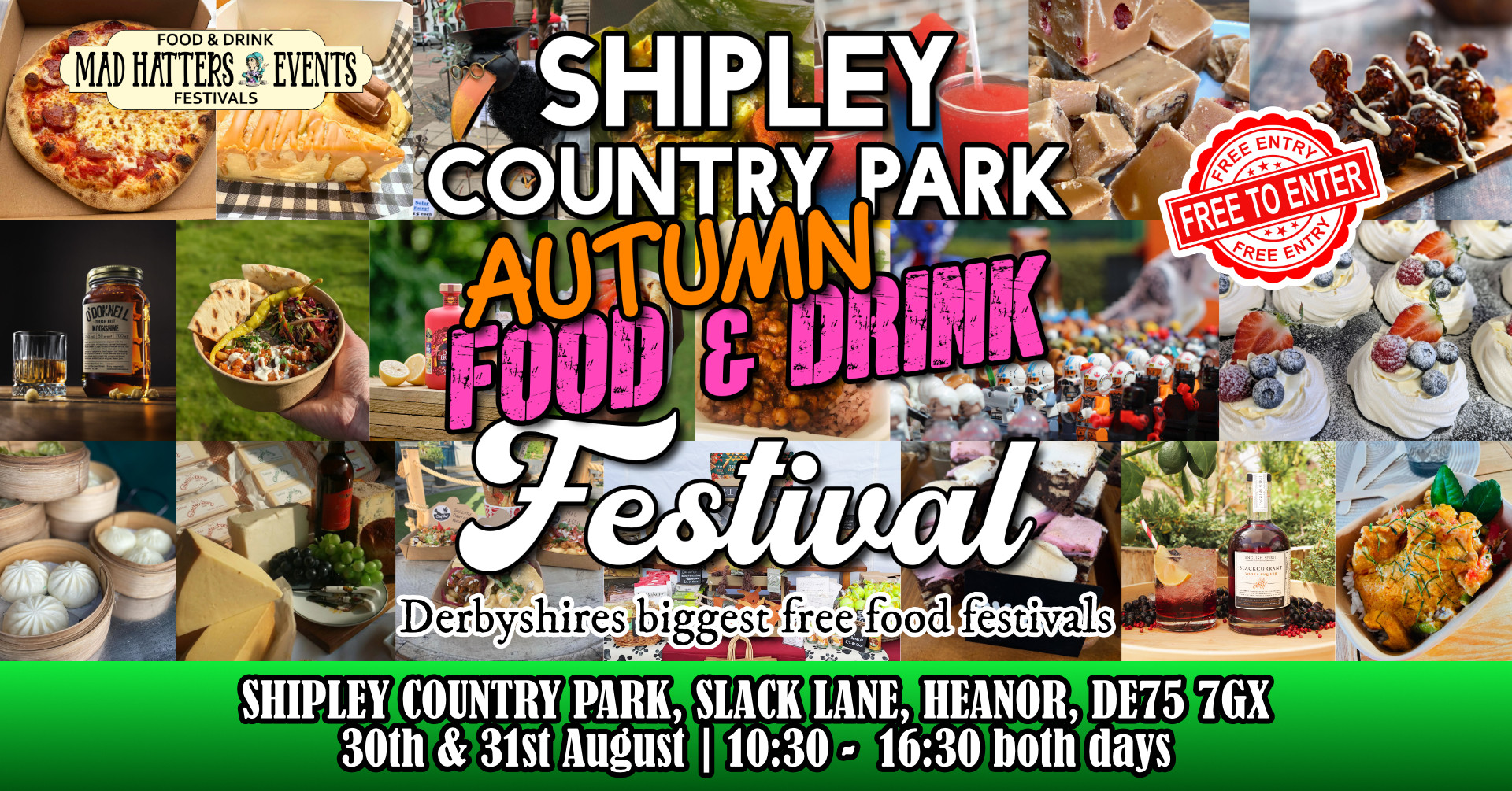 Shipley Country Park Autumn Food & Drink Festival 2025 | Mad Hatters Events
