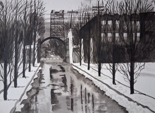 Moira Clark, Trinity Park Entrance (2025) | Multiples&SmallWorks