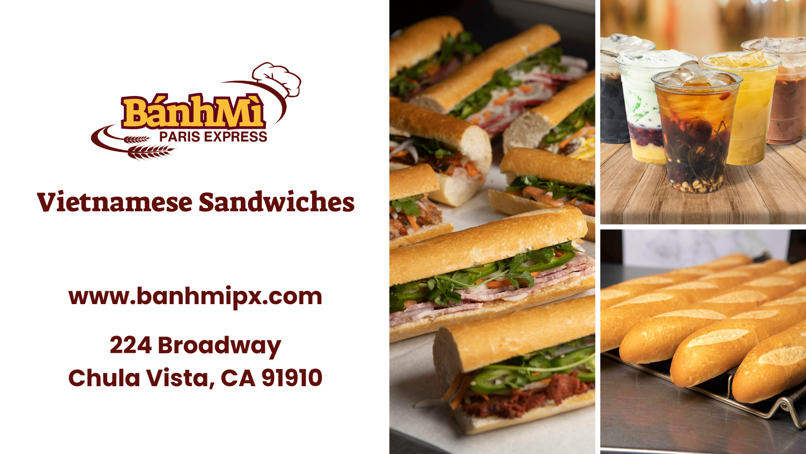 Banh Mi Paris Express Menu in Chula Vista, CA - Calories & Nutrition ...