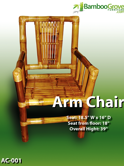 Bamboo Arm Chair | Bamboo Grove Furniture | Factory Direct | Philippines
