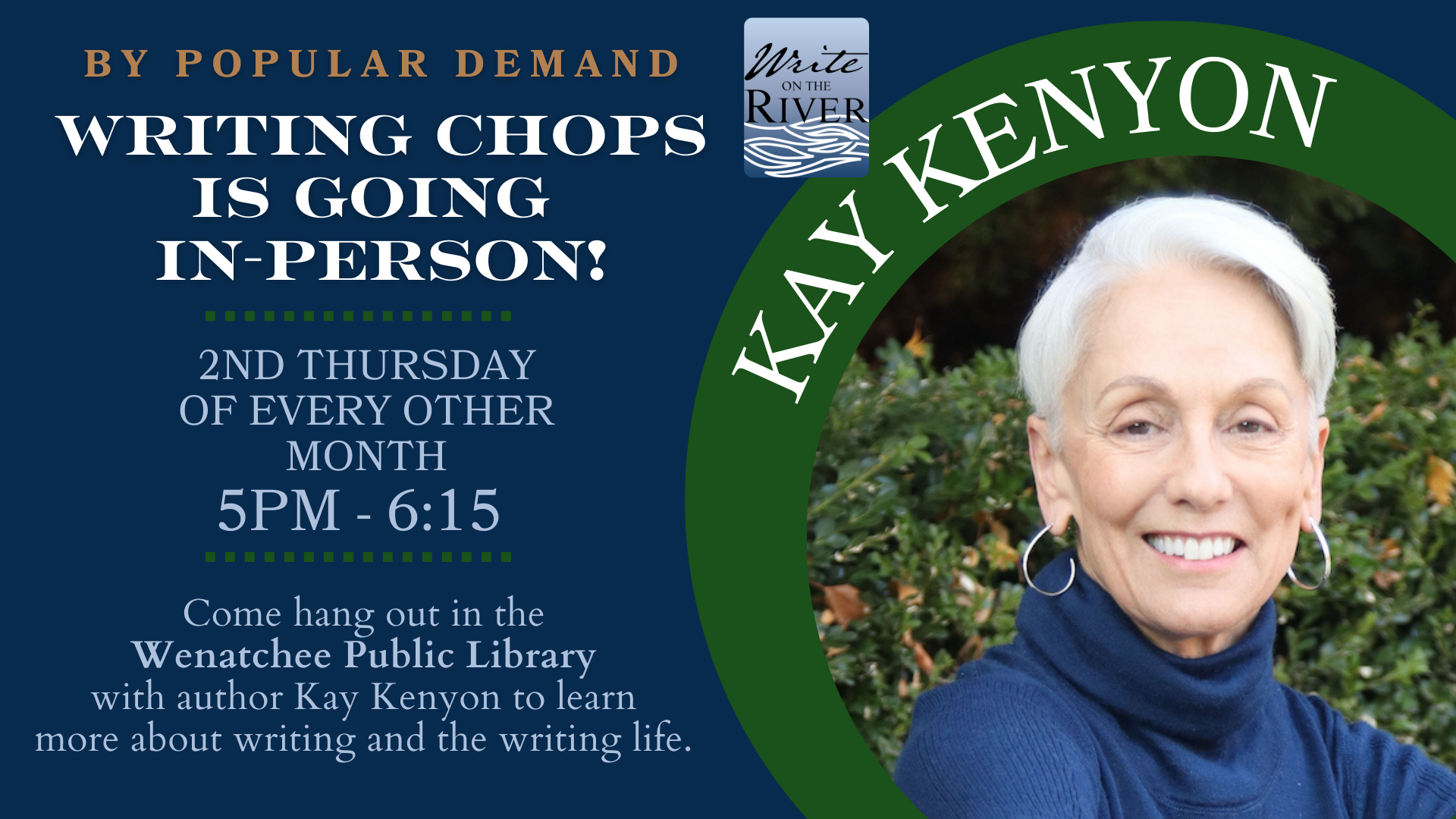 Writing Chops - with Kay Kenyon | Write on the River