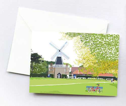 Wimbledon Windmill Greeting Cards & Box Sets | Njeri Illustrated ...