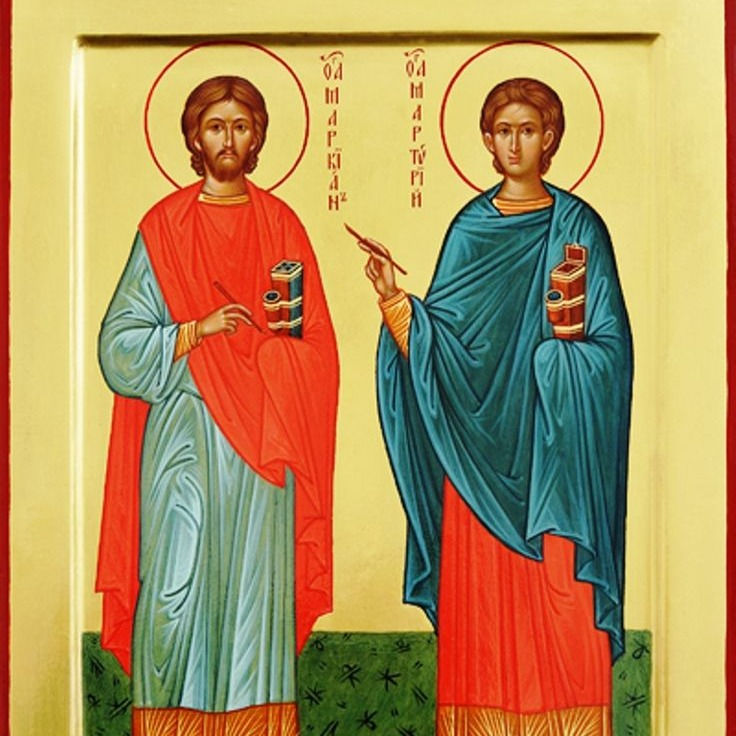 October 25th - Martyrs Marcian and Martyrius