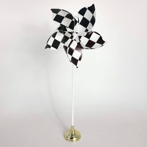Checkered Flag Pinwheel | RaceChex