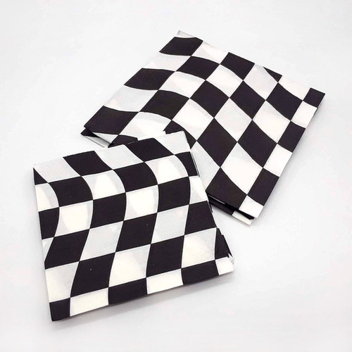 Checkered Paper Napkins (18) | RaceChex