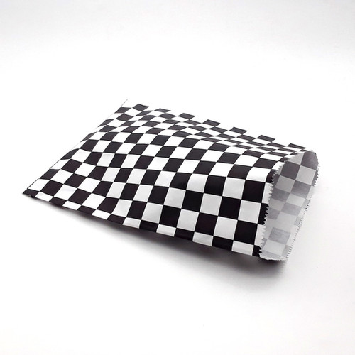 Checkered Paper Bags (8) | RaceChex