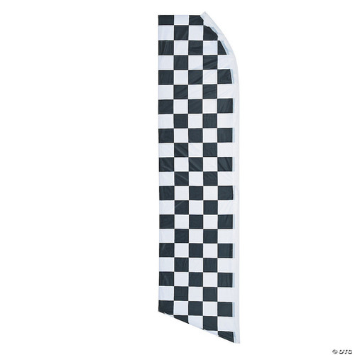 Black/White Checkered Feather Flag | RaceChex