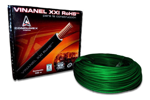 CABLE CONDULIMEX CALIBRE 8 VERDE ALUMINIO-COBRE | DYMESA ONLINE