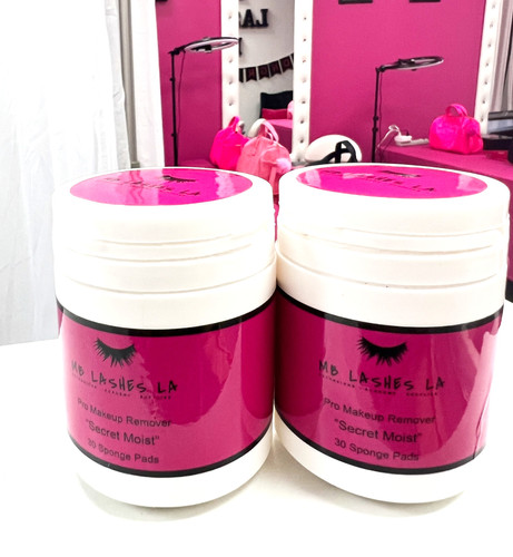 "Secret Moist" Makeup Remover Sponges | MB Lashes LA