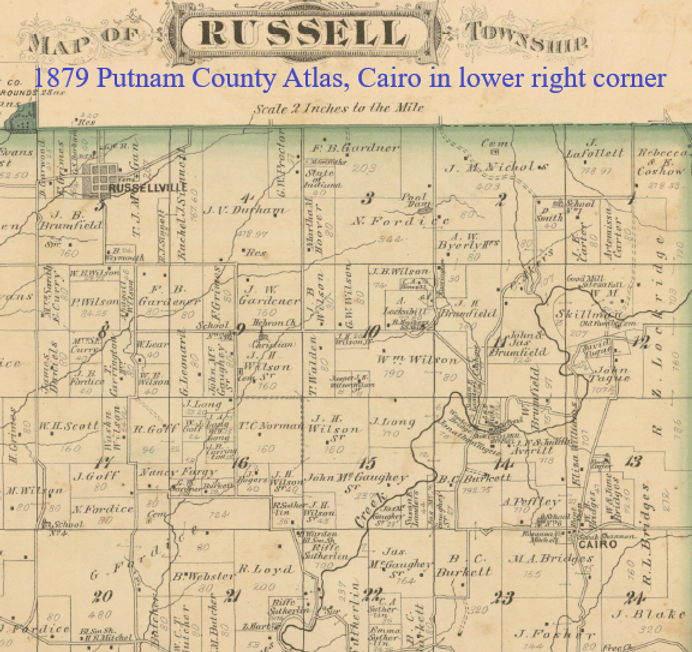 Brief history of Cairo in Russell Township