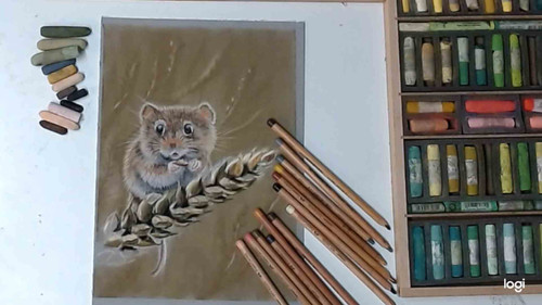 Field Mouse Pastel Tutorial | Eunice J Friend