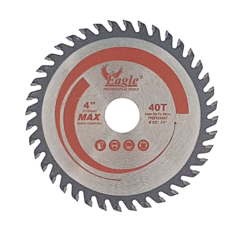 TCT Wood Saw 4"x40T | Eagle Website