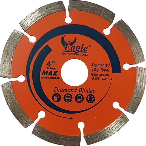 Diamond Blade 4" Segmented (Dry) | Eagle Website