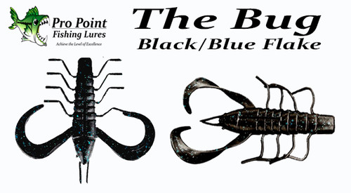 The Bug - Black Blue Flake | propointfishinglures