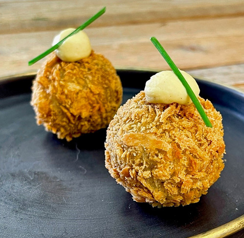 Butternut Squash Arancini with Sage & Garlic Aioli | thelimetreecafe