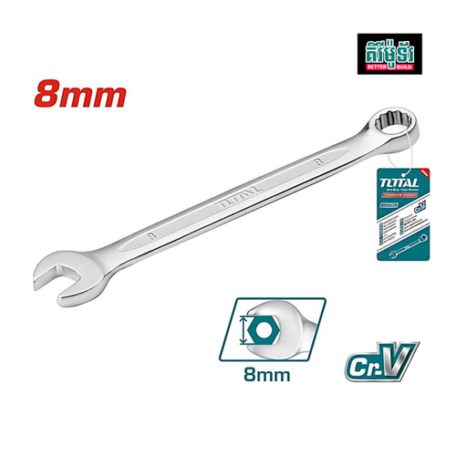 Combination Spanner 8mm TCSPA081 Industrial | KIRI TOOLS Cambodia
