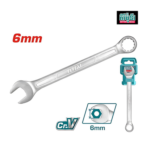 TOTAL Combination Spanner 6mm (TCSPA061) | KIRI TOOLS Cambodia