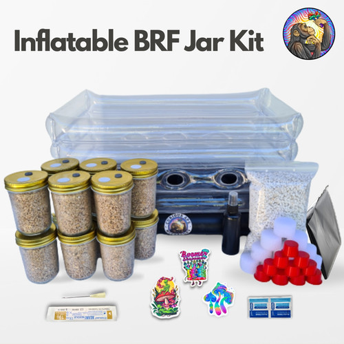 Inflatable Monotub + PF Tek BRF Jars | Curious Ape Mushroom