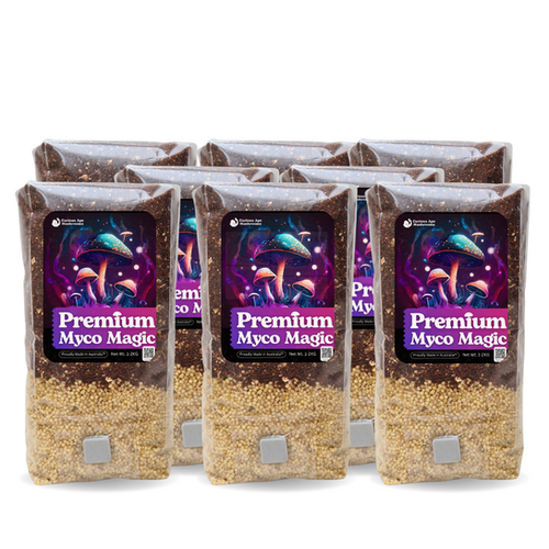 Millet All In One Grow Bag Kit | 8 Pack | Curious Ape Mushroom