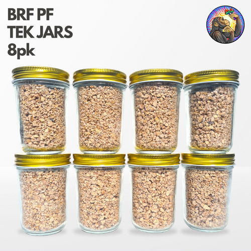 8 Pack | Mushrooms PF TEK BRF Jars | Curious Ape Mushroom