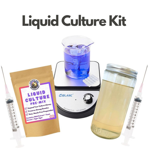 Liquid Culture Kit | Curious Ape Mushroom