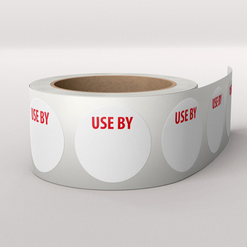 Use By Label Permanent Adhesive 1000 Labels Per Roll | Xeol