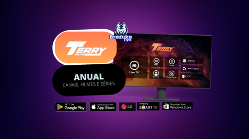 Ativação do TERRY PLAYER | Anual com canais, filmes e séries! | Zuka ...