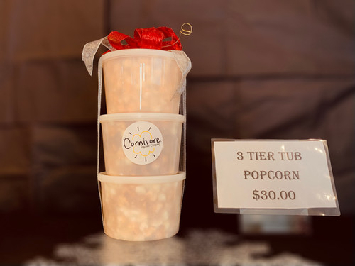 3-Tier Popcorn Tubs | thecornivore