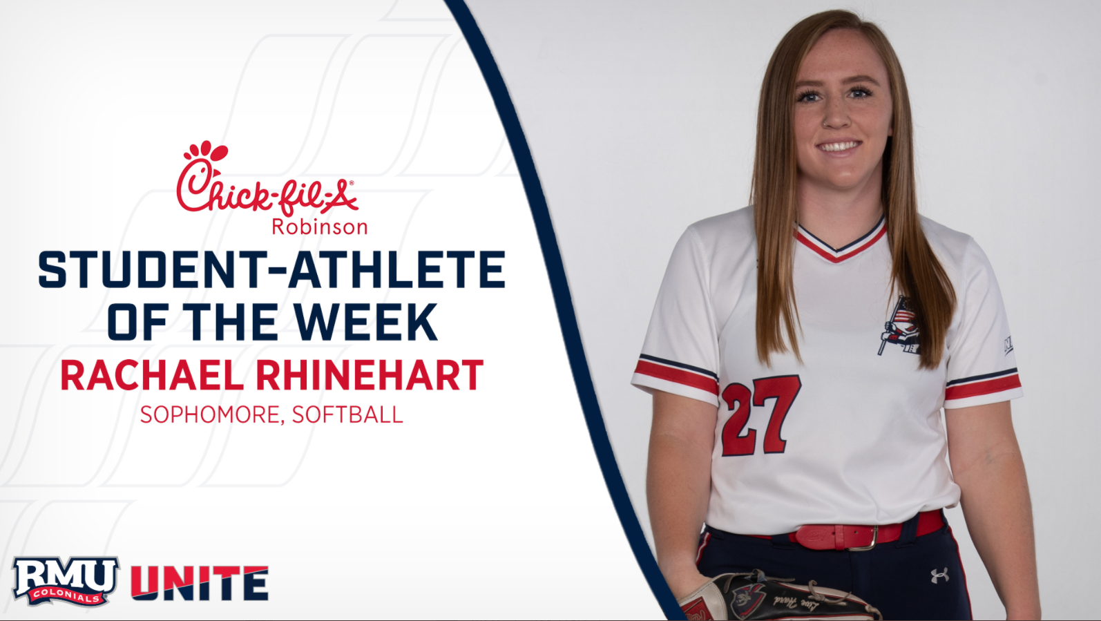 Rachael Rhinehart Named Student-Athlete of the Week