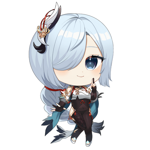 Chibi Shenhe | The Sakura Dreams
