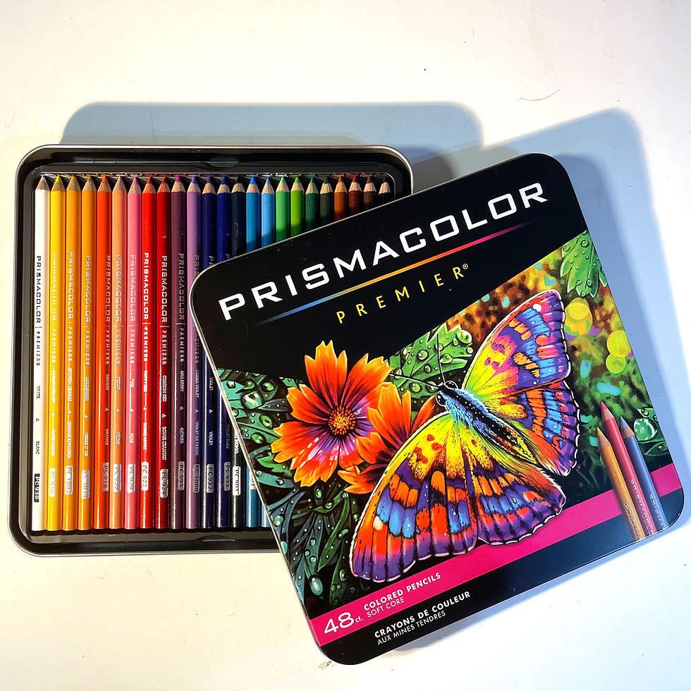 美國Prismacolor蠟性色鉛筆48色開箱評價