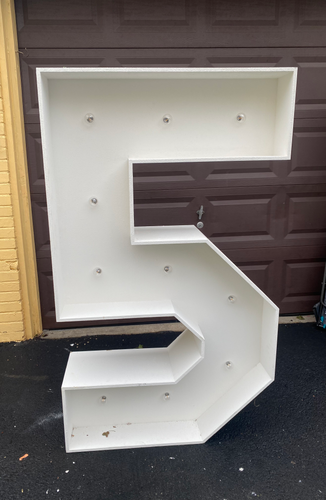 5ft Marquee Number | creative