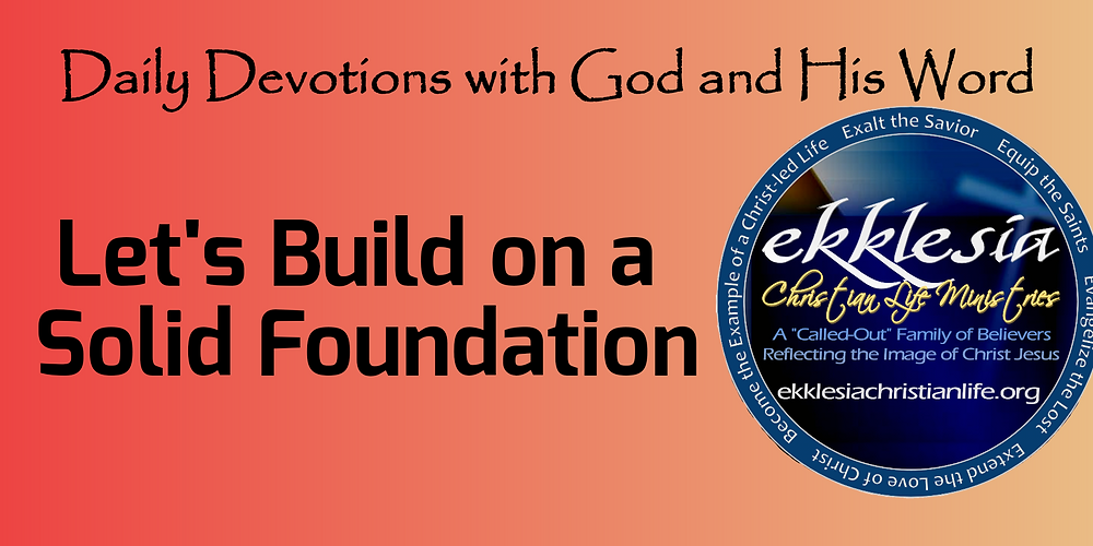 Building on a Solid Foundation